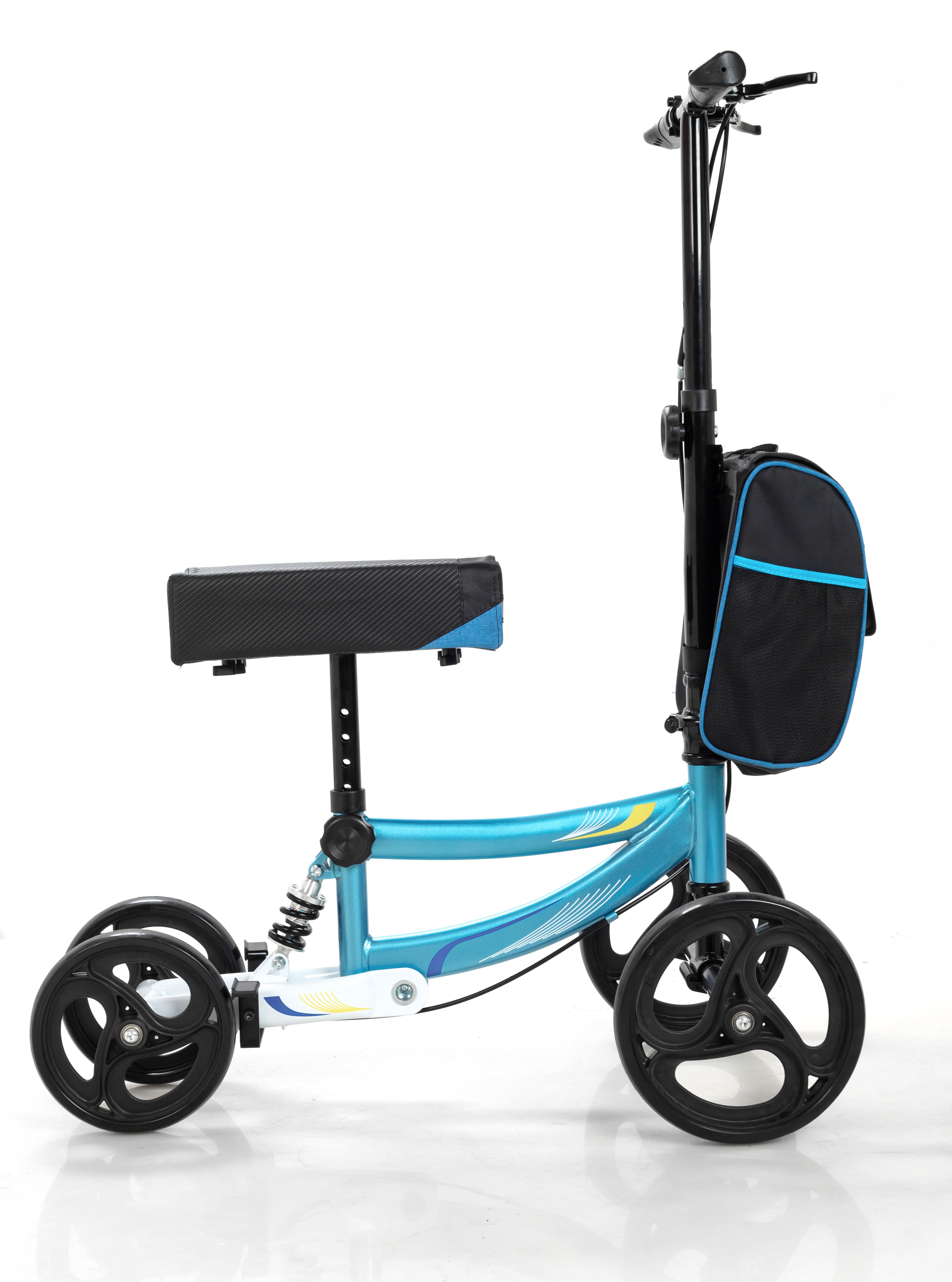 Folding Knee Scooter With Rear Suspension – Caremax