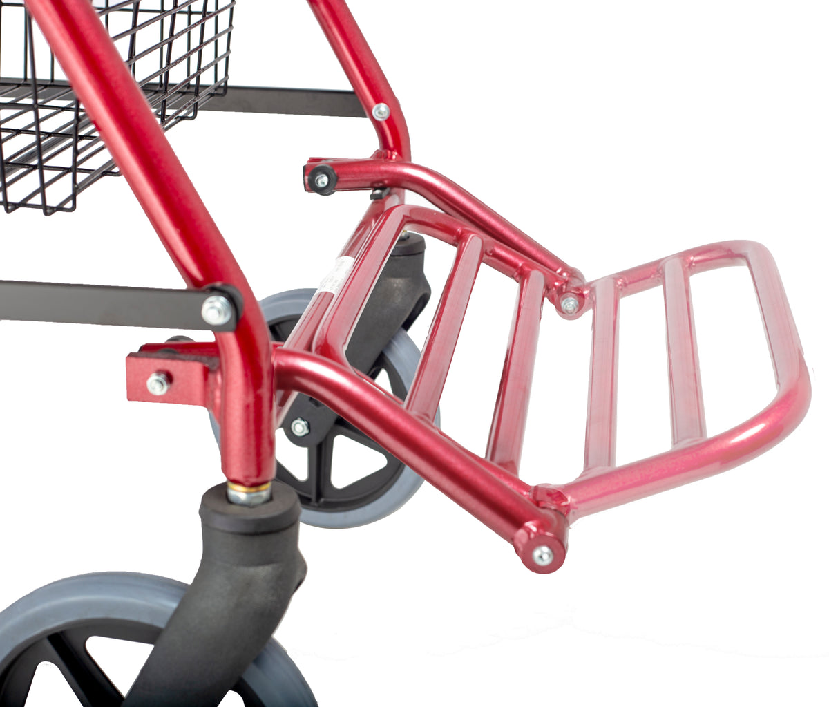 8' Inches Wheels Rollator with Footrest – Caremax